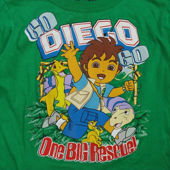 Nickelodeon | Shirts & Tops | Boys Go Diego Go Long Sleeve Top | Poshmark
